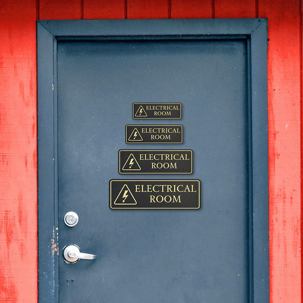 Standard Plus Electrical Room Wall or Door Sign | Workplace Safety Sig ...