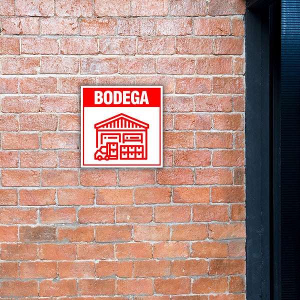 Square Plus Bodega Wall or Door Sign | Spanish | Health & Safety Wareh ...