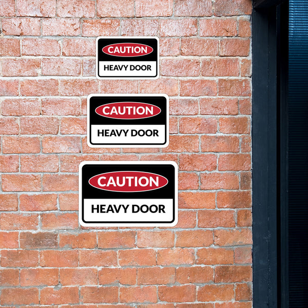 Classic Framed Plus Caution Heavy Door Door or Wall Sign | Workplace H ...