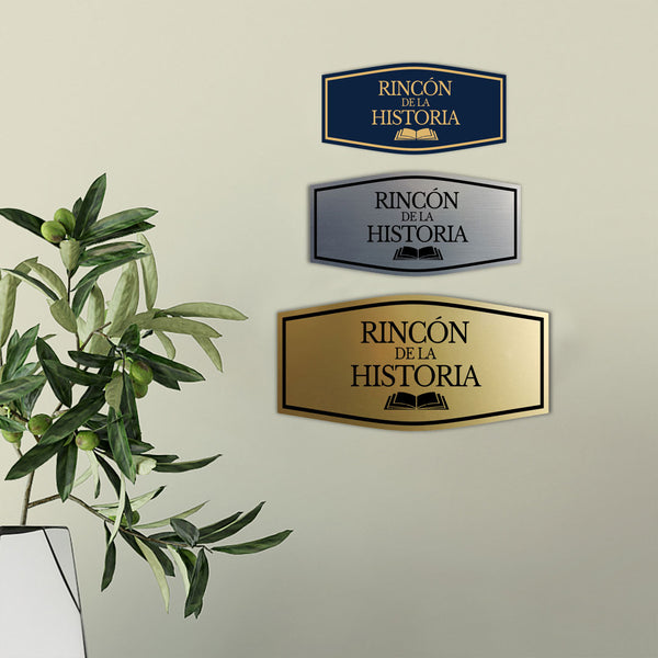 Signs ByLITA Fancy Rincón de la historia Easy Installation | Classroom ...