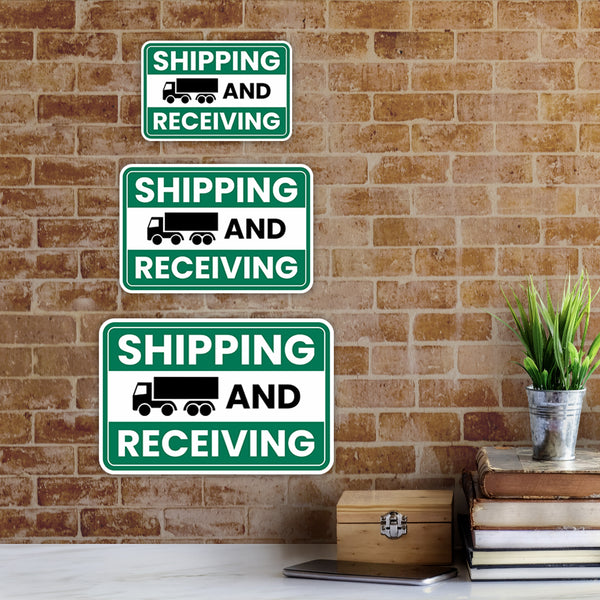 Classic Framed Plus Shipping And Receiving Wall or Door Sign | Workpla ...
