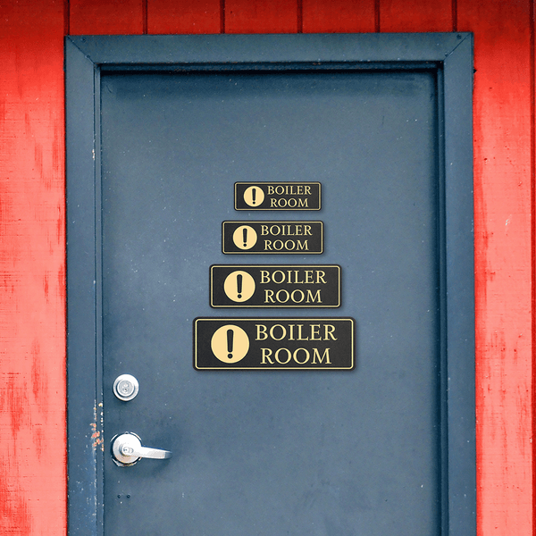 Standard Plus Boiler Room Wall or Door Sign | Workplace Safety Signage ...
