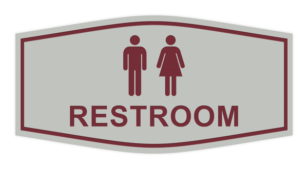 Signs ByLITA Fancy Unisex Restroom Sign – All Quality