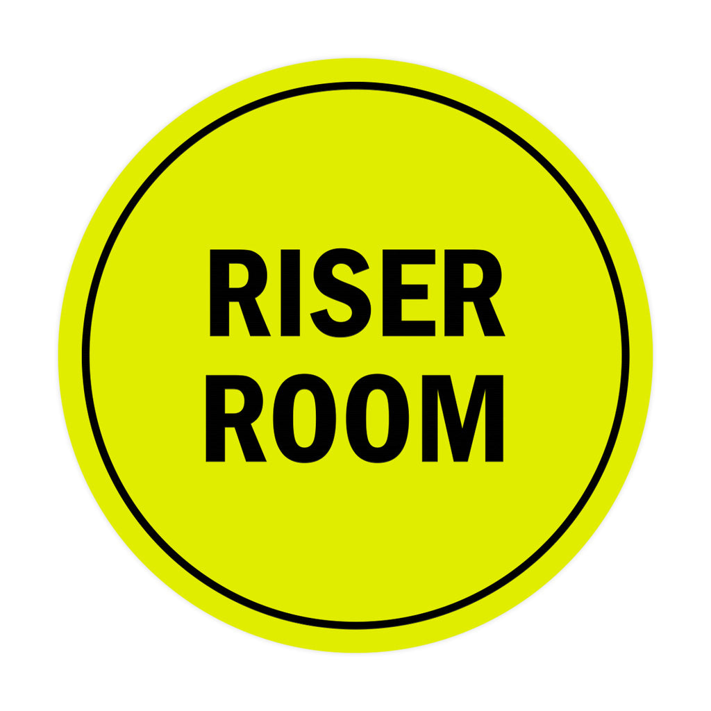 Signs ByLITA Circle Riser Room Sign – All Quality
