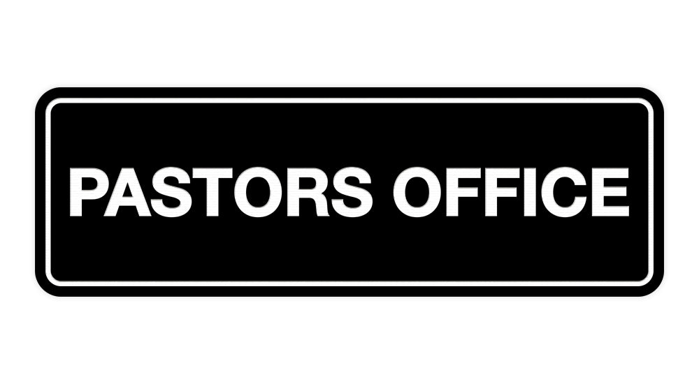 Signs ByLITA Standard Pastors Office Sign – All Quality
