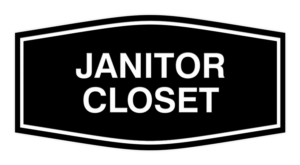 Fancy Janitor Closet Sign – All Quality