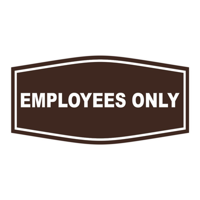 Fancy Employees Only Wall/Door Sign – All Quality