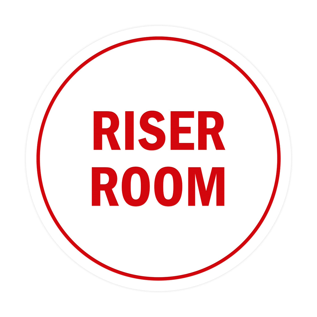 Signs ByLITA Circle Riser Room Sign – All Quality