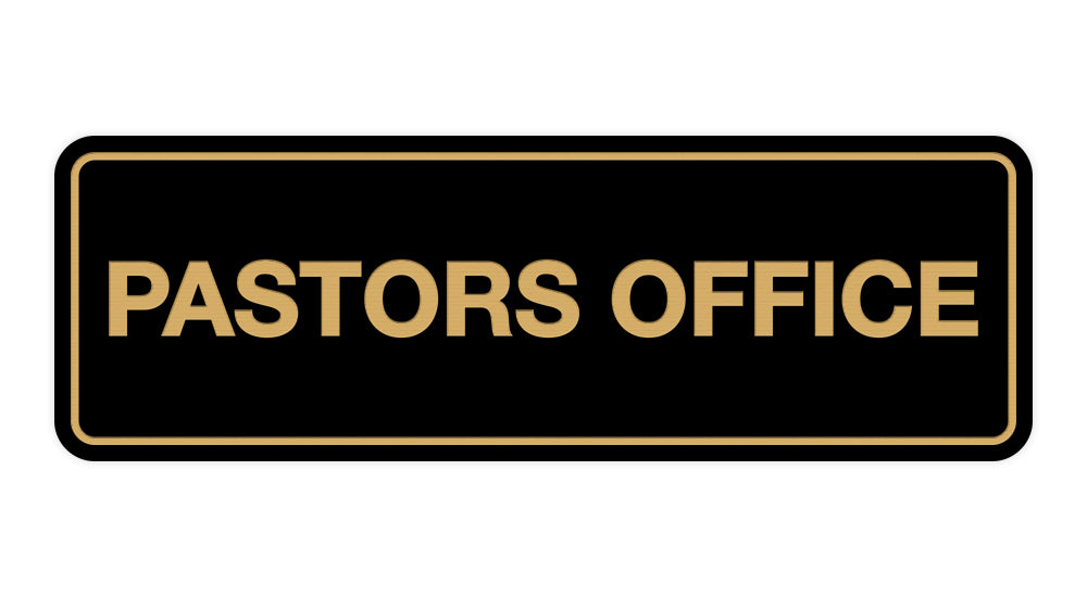 Signs ByLITA Standard Pastors Office Sign – All Quality