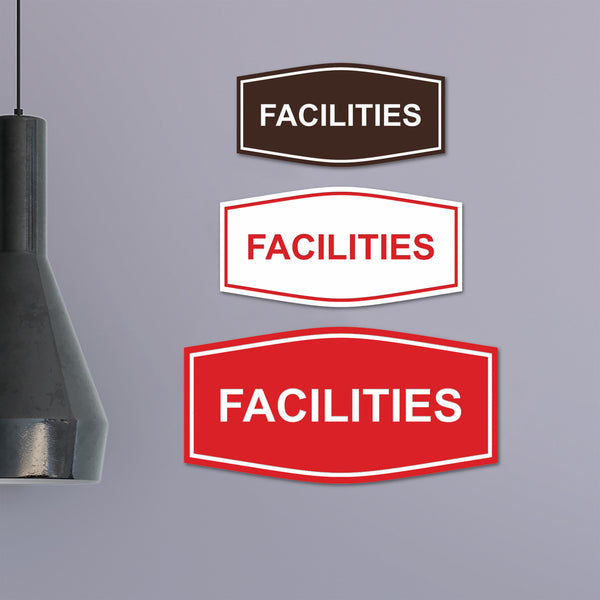 Signs ByLITA Fancy Facilities Sign – All Quality