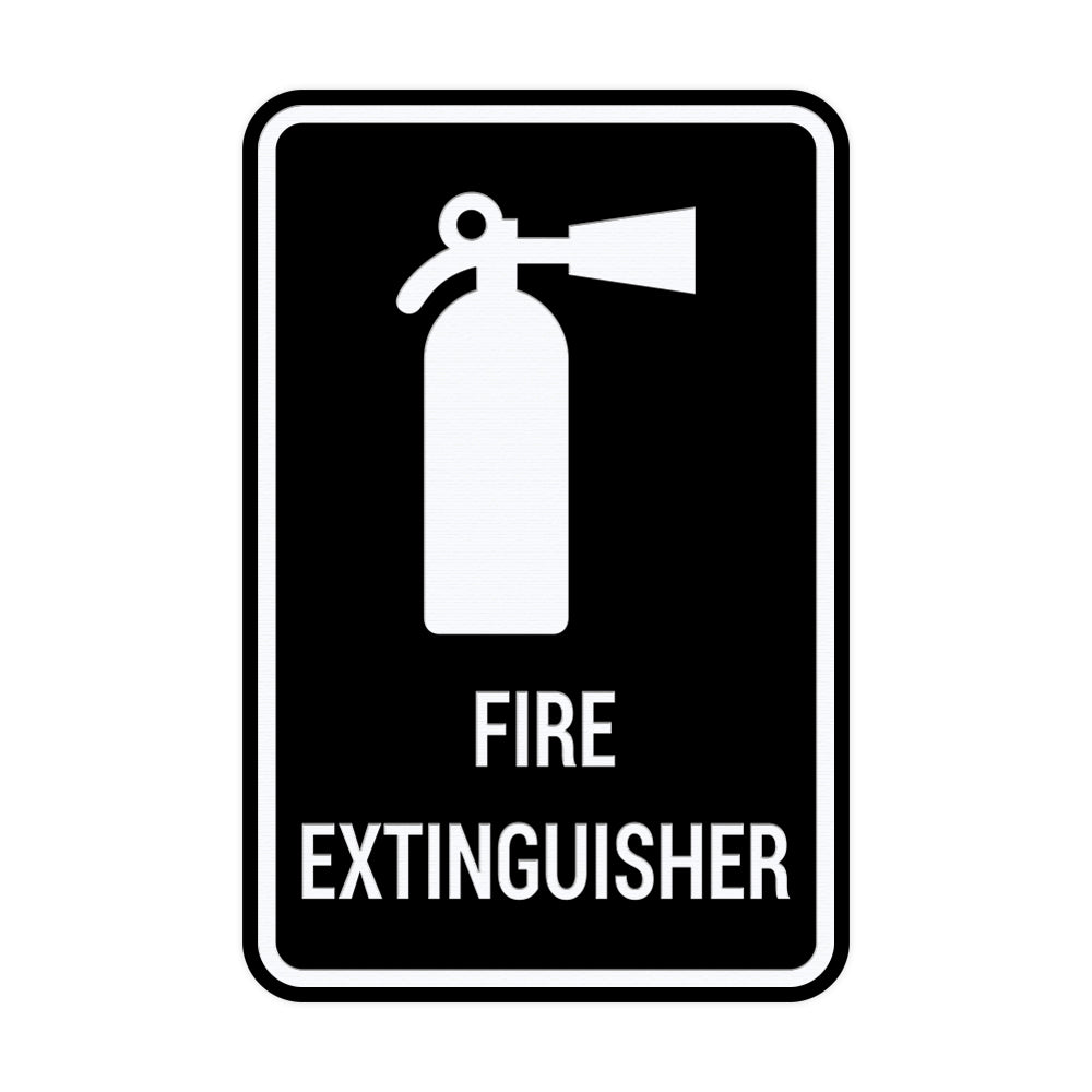 Portrait Round Fire Extinguisher Sign – All Quality