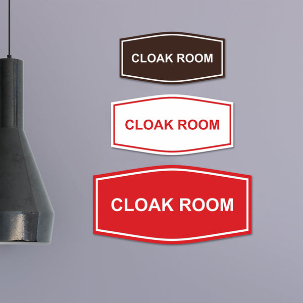 Signs ByLITA Fancy Cloak Room Sign – All Quality