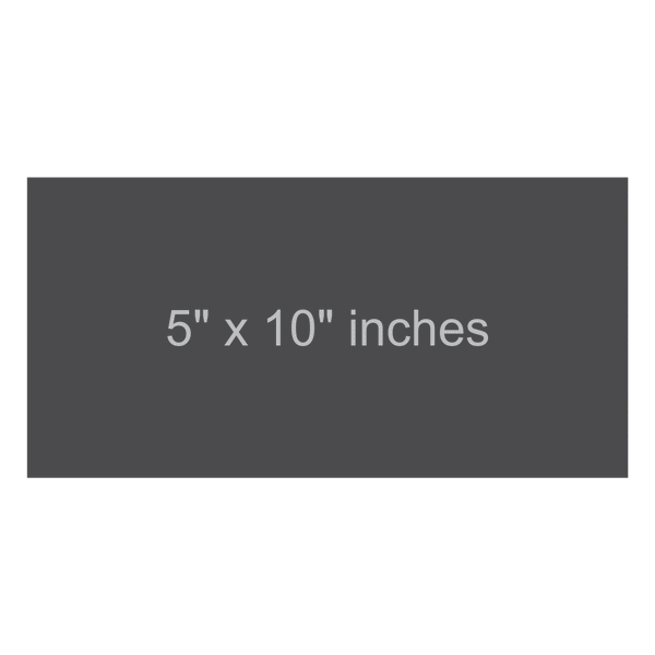 5" x 10" Engraved Nameplate – All Quality