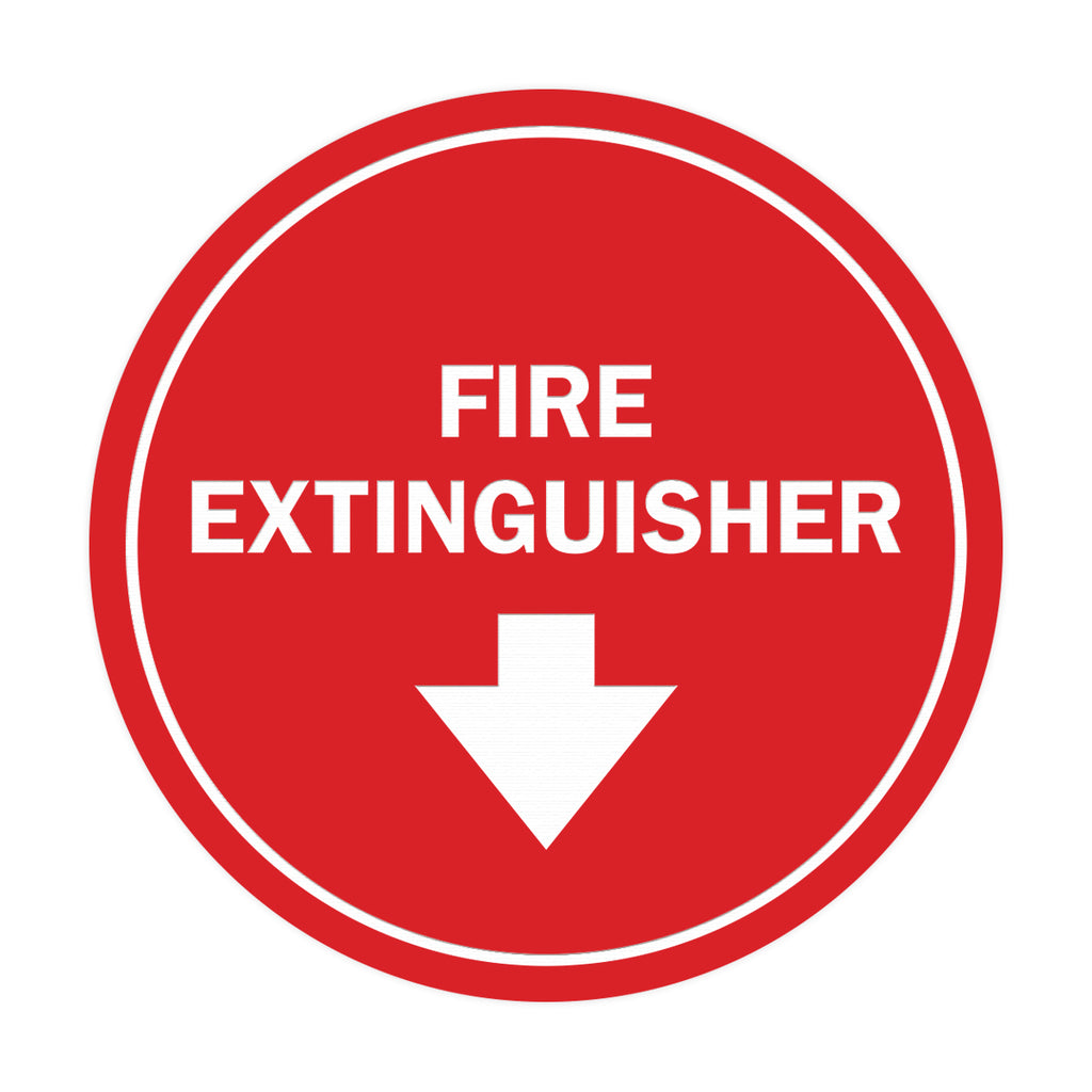 Signs ByLITA Circle Fire Extinguisher Sign – All Quality