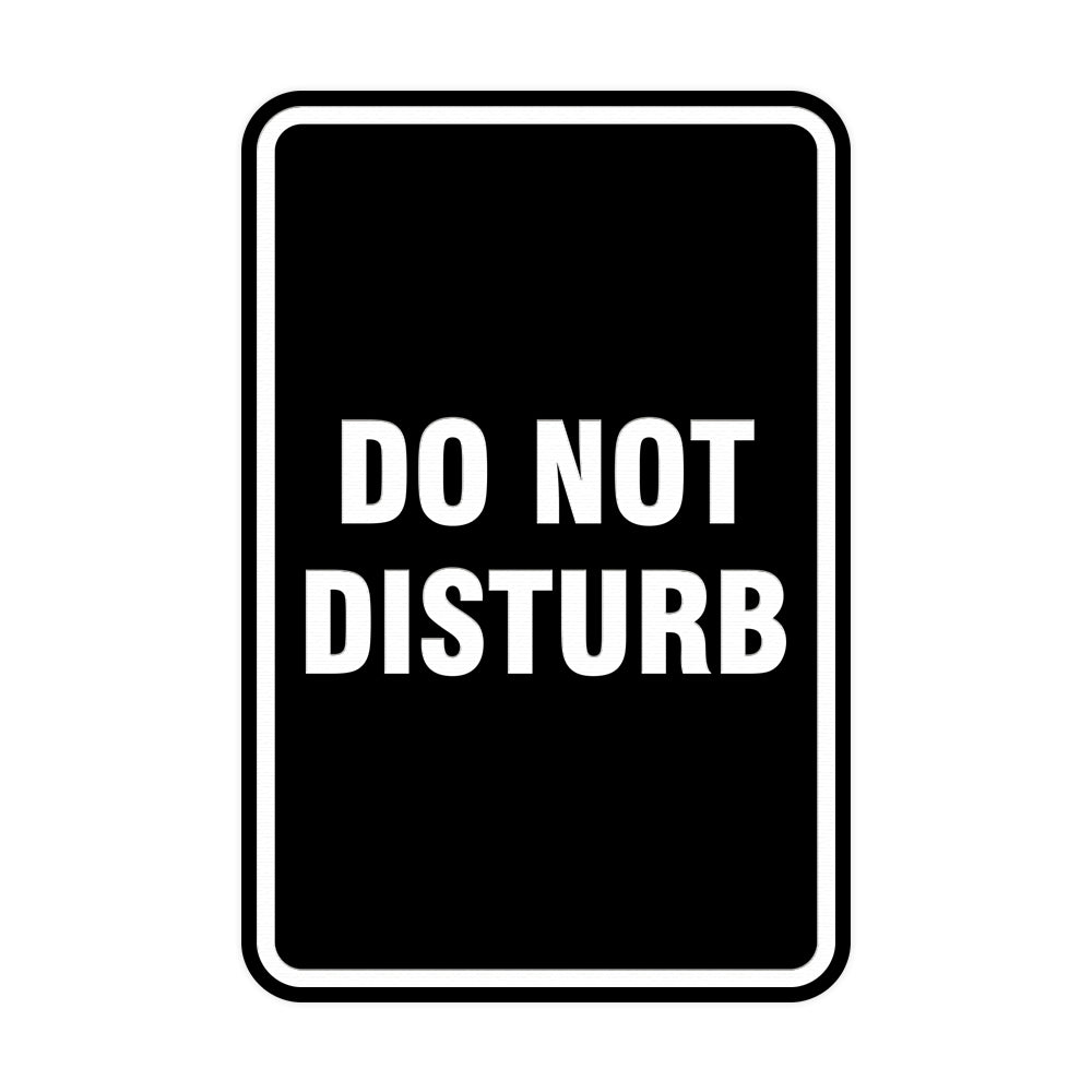Portrait Round Do Not Disturb Sign – All Quality