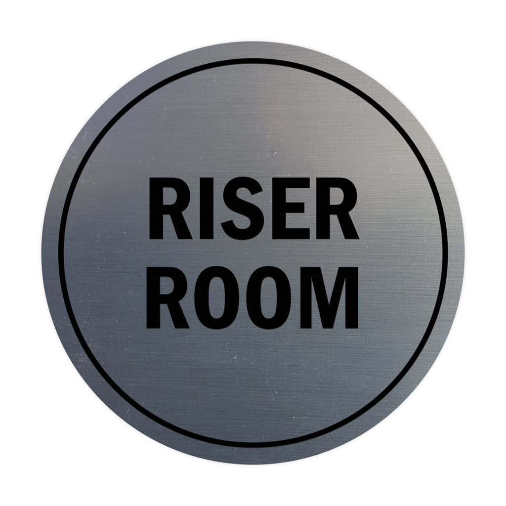 Signs ByLITA Circle Riser Room Sign – All Quality
