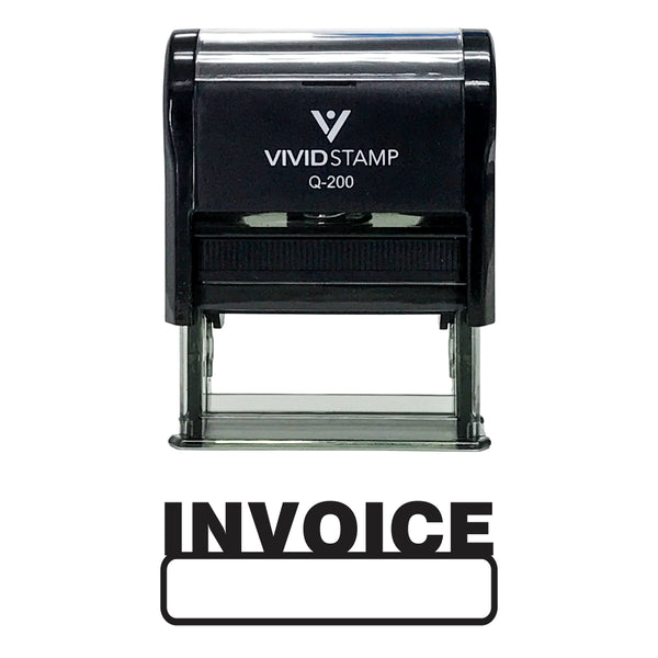 Basic Invoice Self Inking Rubber Stamp – All Quality